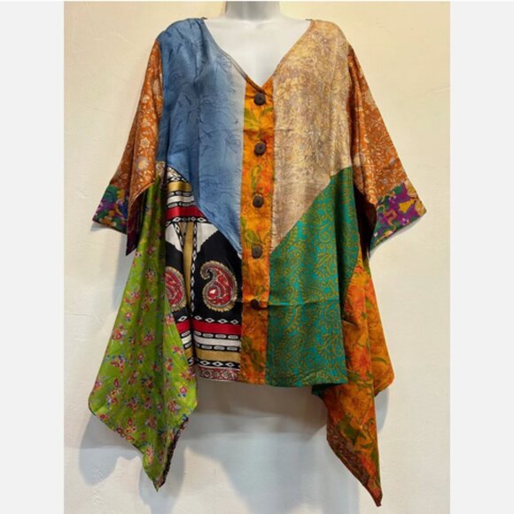 Funky Stuff | Tops | Nwt Funky Stuff Patch Hippy Bohemian Pure Light ...